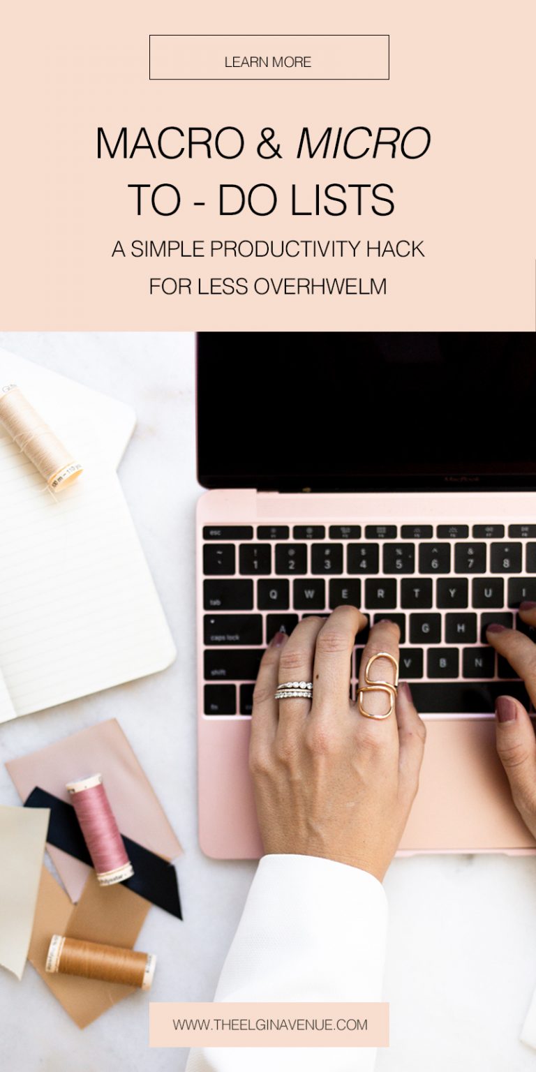 How To Use Macro To Micro To-Do Lists To Improve Your Productivity