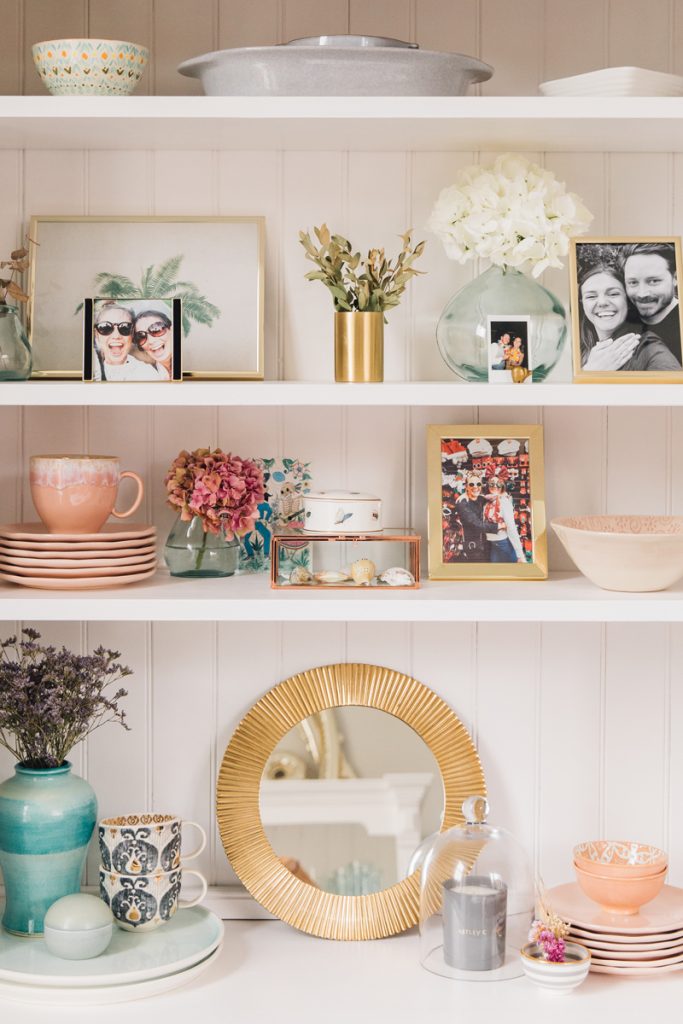 7 Tips For Styling Happiness-Boosting Open Shelves