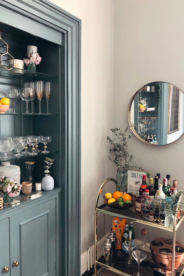 Our Home Bar Area Transformation - Monica Beatrice